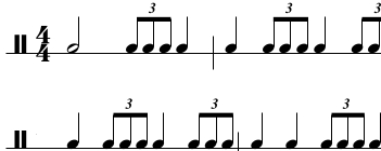 Lecture de rythmes à imprimer en PDF