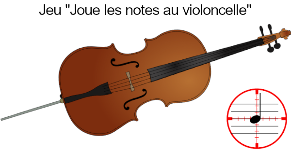 Jeu : Joue les notes au violoncelle